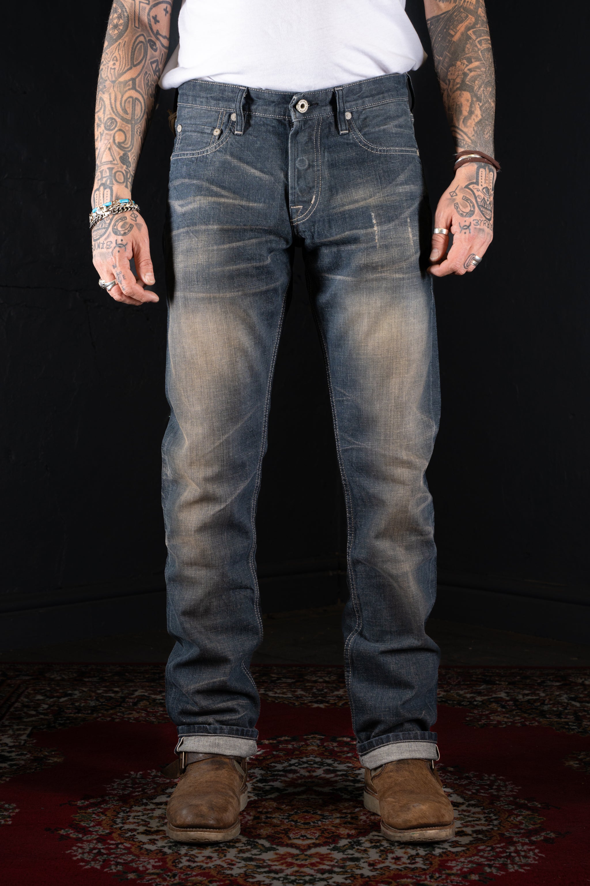 DDL 515-BRADY SLIM FIT STRAIGHT CONE MILLS WHITE OAKS-12.75oz SELVEDGE ...